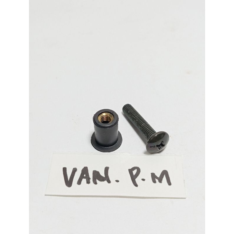 Visor Bolt plus Visor Nut Yamaha Nmax new Nmax Lexi Aerox Universal ...
