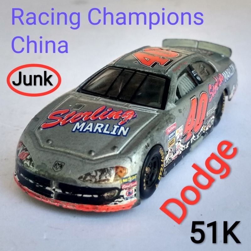 Diecast Mini Scale 64 Racing Car Nascar Racing Champions Dodge Sterling ...
