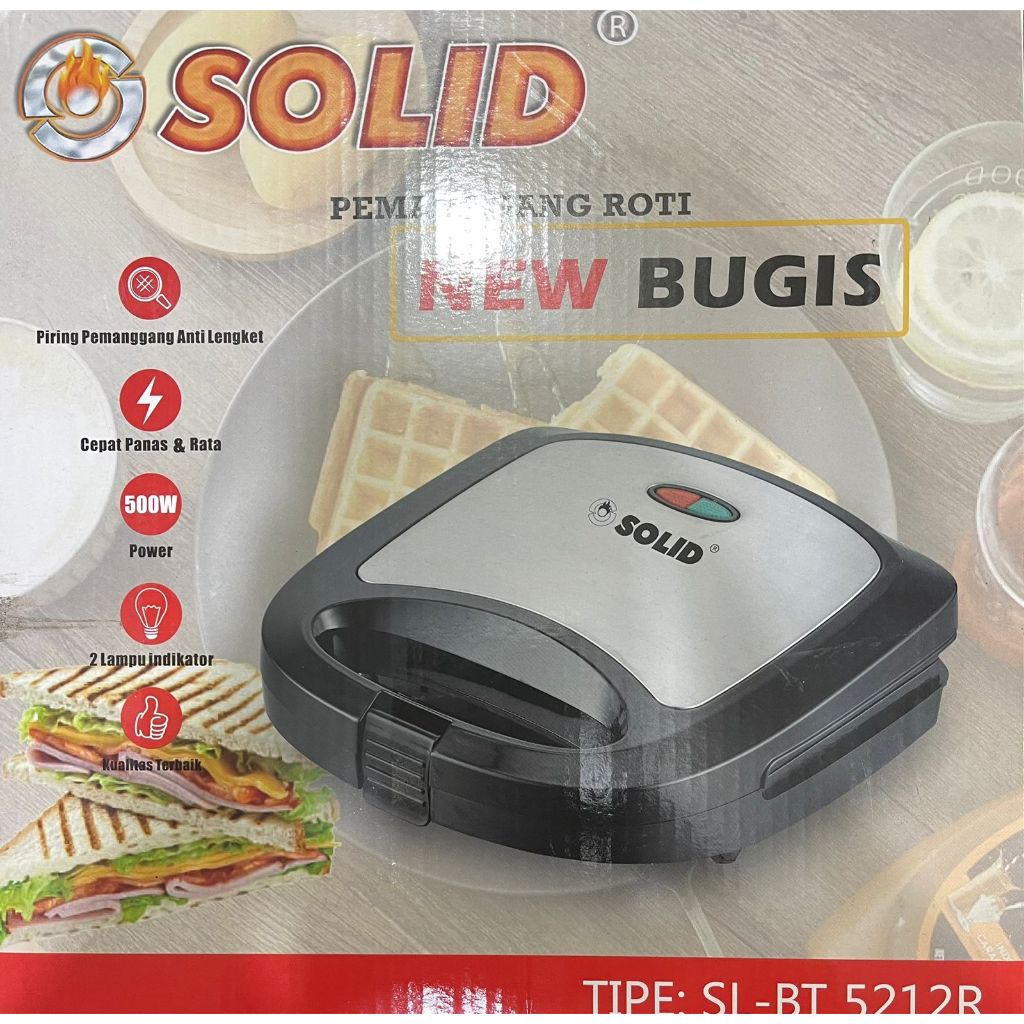 Clip BREAD GRILL / SOLID NEW BUGIS SANDWICH MAKER | Shopee Philippines