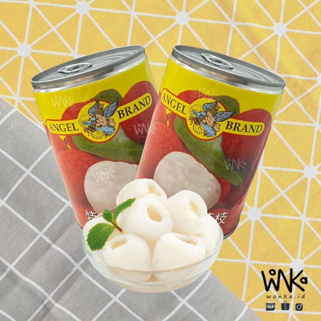 Angel Lychee in Syrup - Lychee Fruit in Syrup - Canned Lychee Fruit ...
