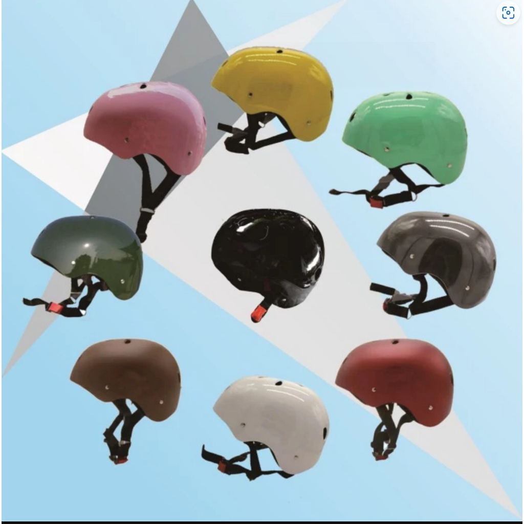 Bmx Folding Plain Adult Bike Helmet MODEL Thick Foam Shell SKATEBOARD ...