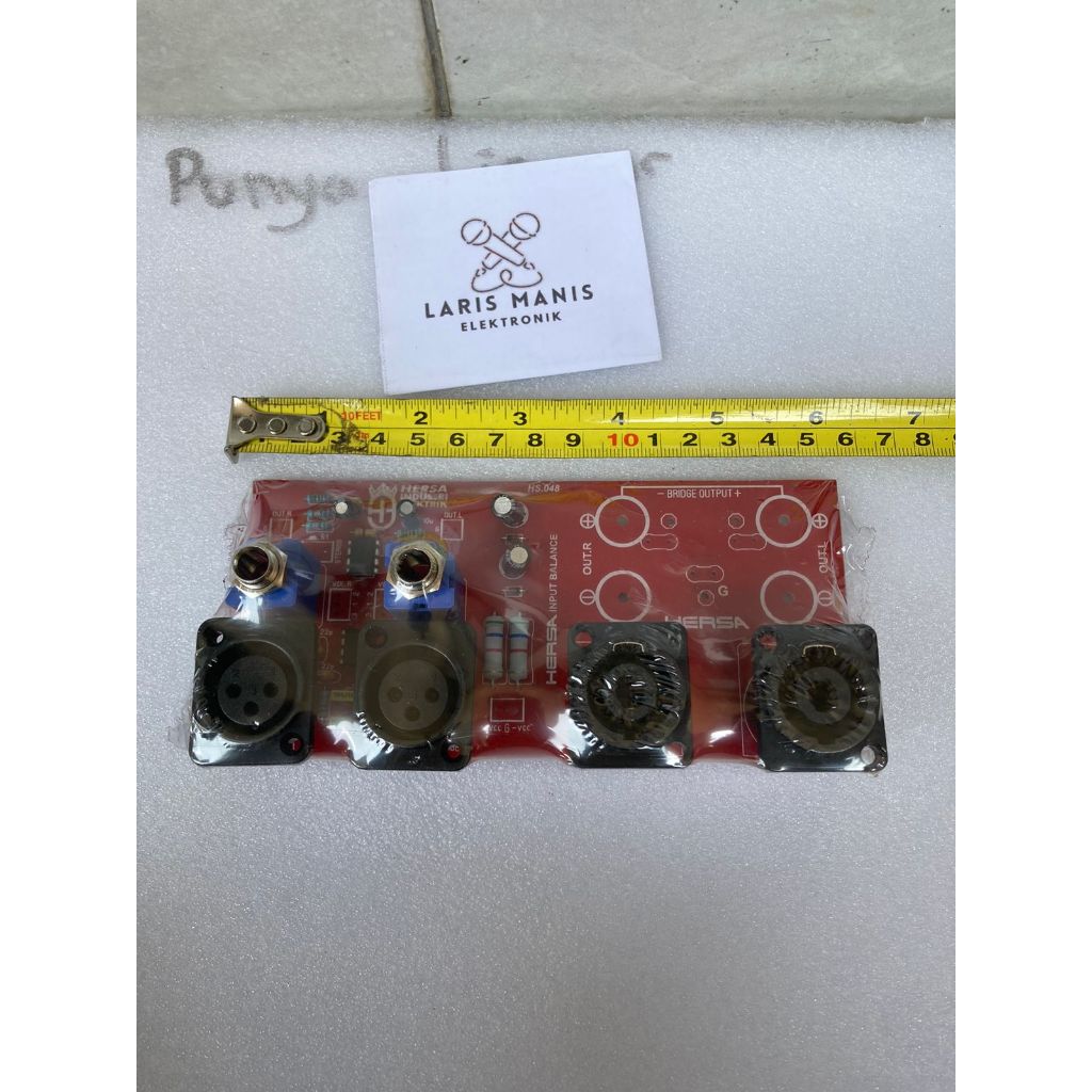 Balance input rear panel kit for CA 5,10,20,30 power amplifier box ...