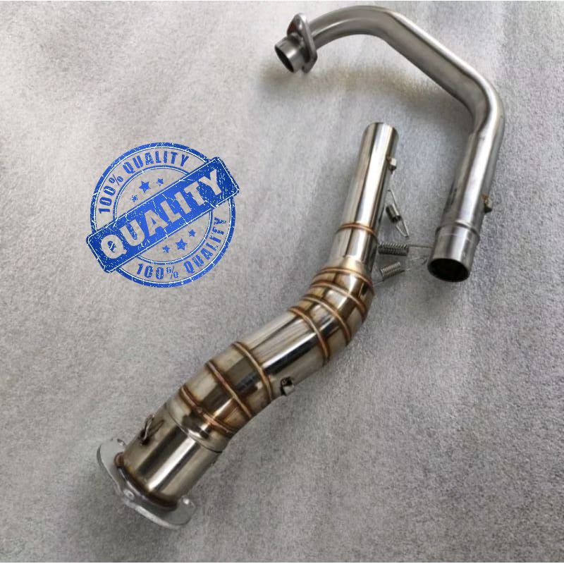 Chicken pipe stainless Big elbow Raider 150 carb fi adapter 51mm ...