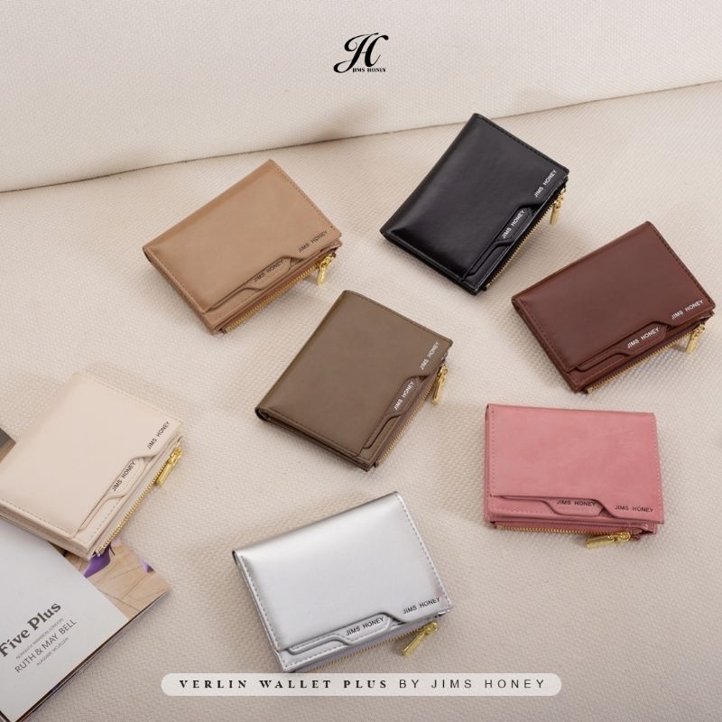 Verlin WALLET PLUS JIMSHONEY WOMEN'S FOLDING WALLET | Shopee Philippines