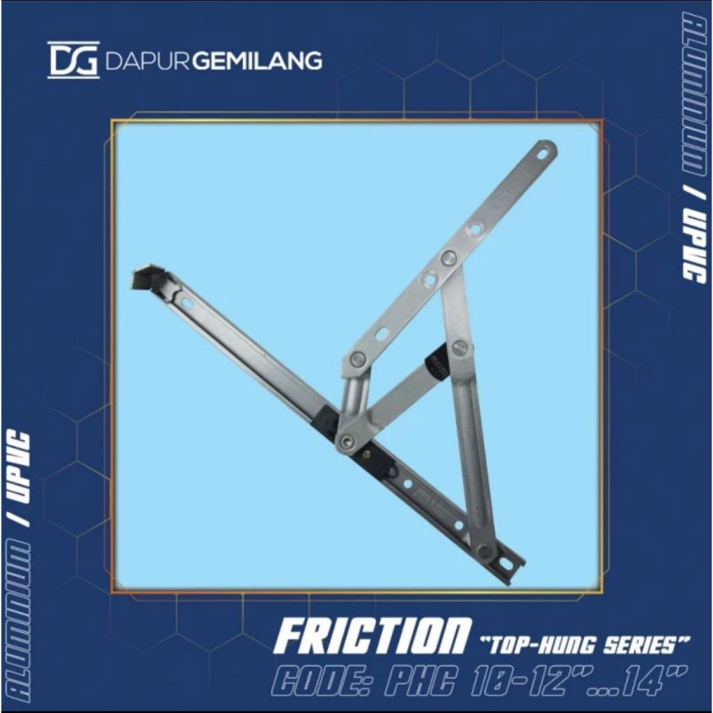 Friction Top/Side-Hung Window Hinges 8"-14" by KIN LONG X DG | Shopee ...