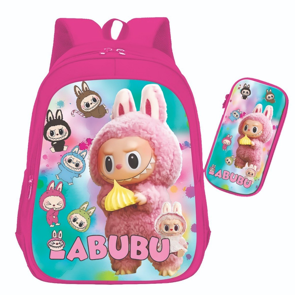 Viral Labubu Children's School Bags Labubu Doll Characters Labubu ...