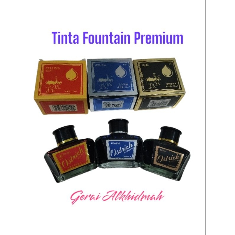 Ostrich Premium Fountain Ink (Water Ink Recommend) | Shopee Philippines