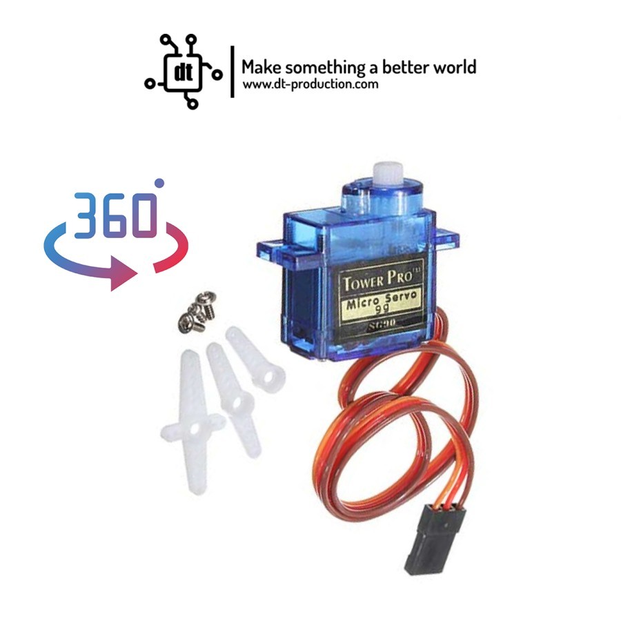 Servo sg90 360 continuous micro servo | Shopee Philippines