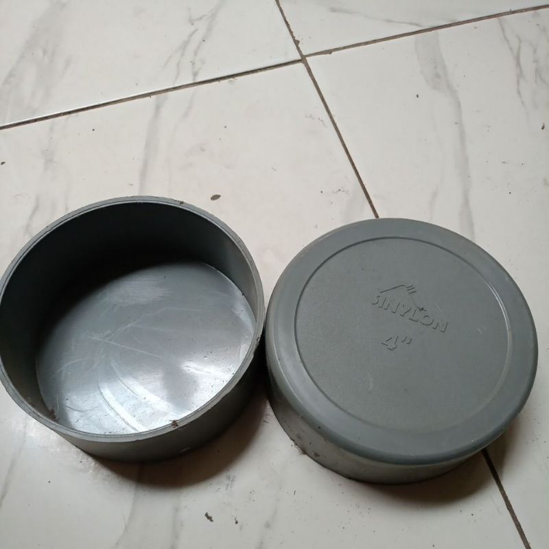 End Cap Dop PVC Water Pipe Cap 4 Inch Grey | Shopee Philippines