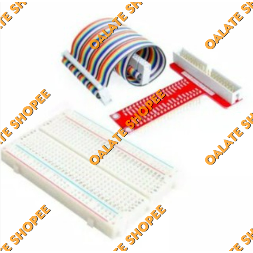 Raspberry Gpio Kit 40Pin + Tcobbler 40 Pin + Breadboard | Shopee ...