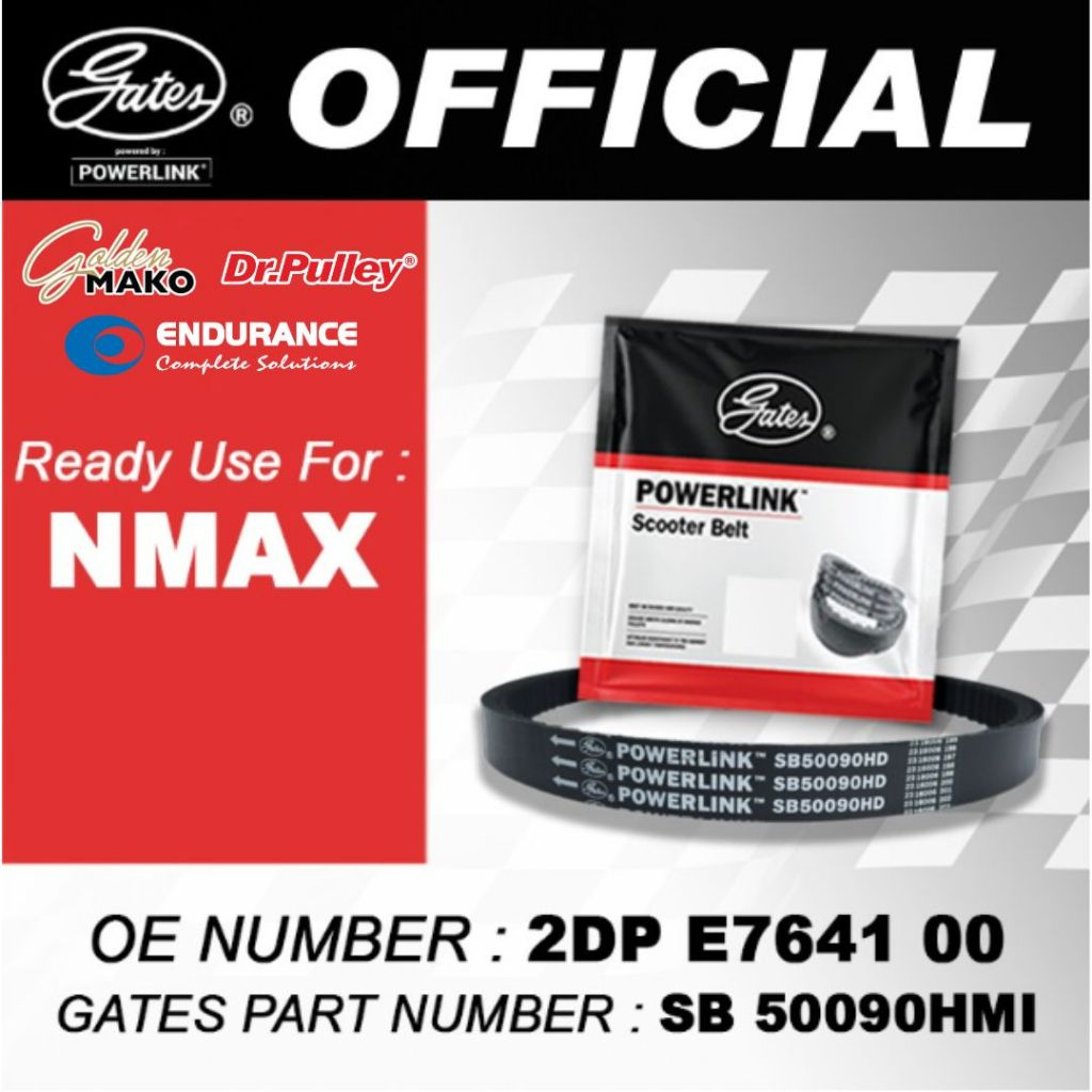 Van BELT GATES YAMAHA NMAX - 2DP | Shopee Philippines