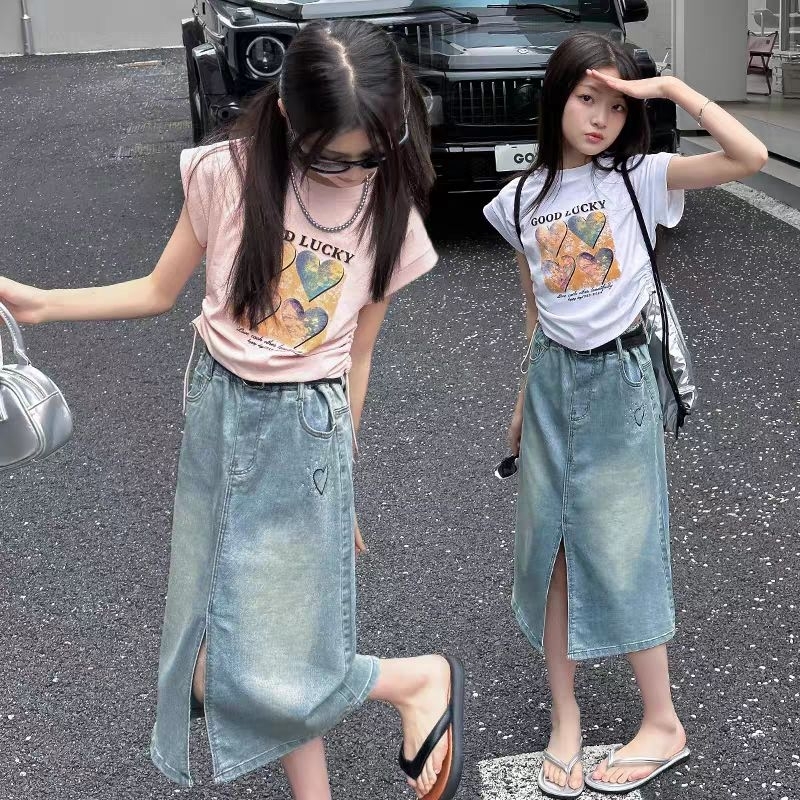 Clv Raelene Set / Imported Girls' Skirt Suit 5-9 Years / Girls' Jeans ...