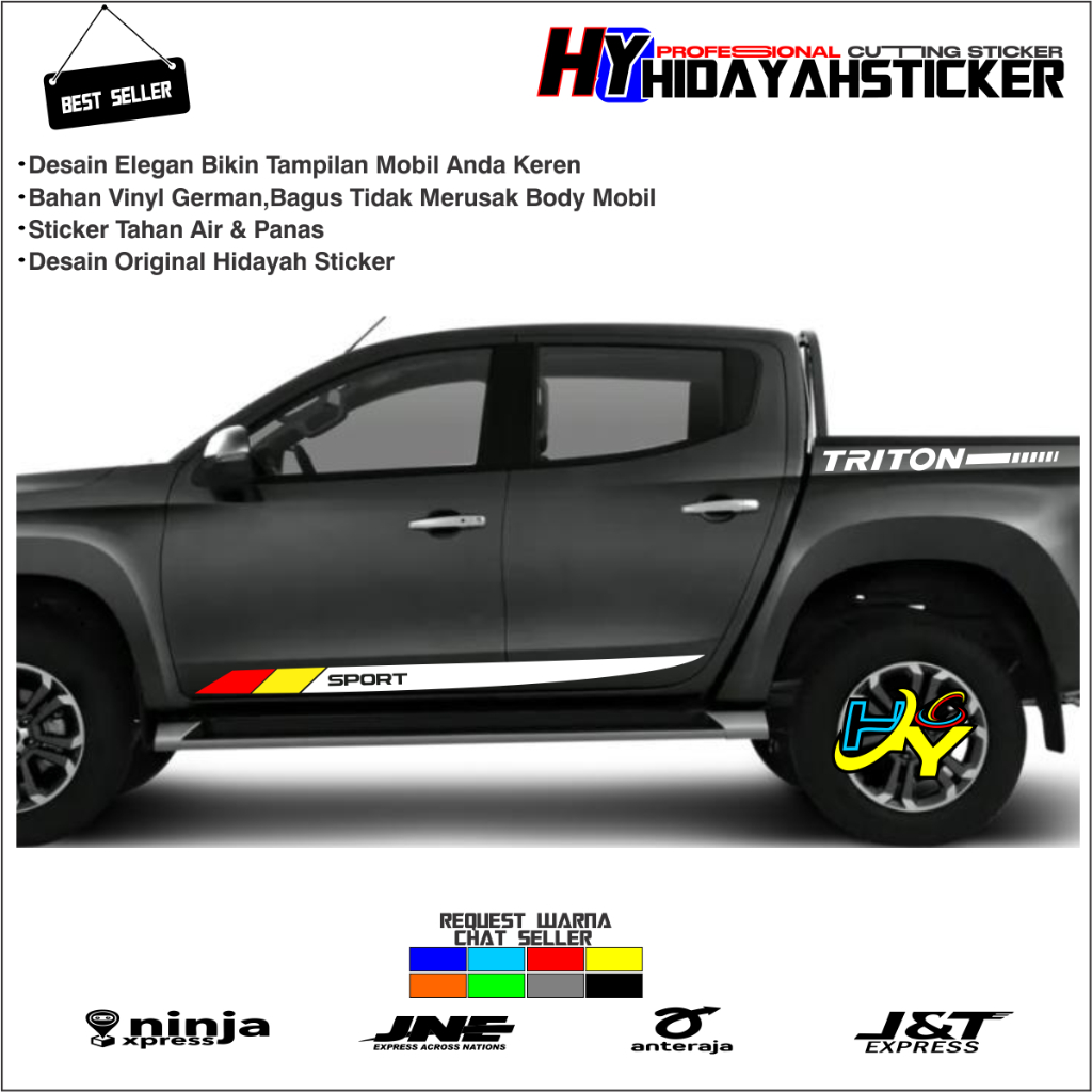 Mitsubishi Triton Car Cutting List Sticker Sticker Sticker Sticker ...