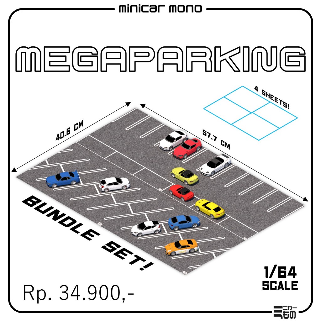 Diecast Parking Sheet Diorama Bundle | Shopee Philippines