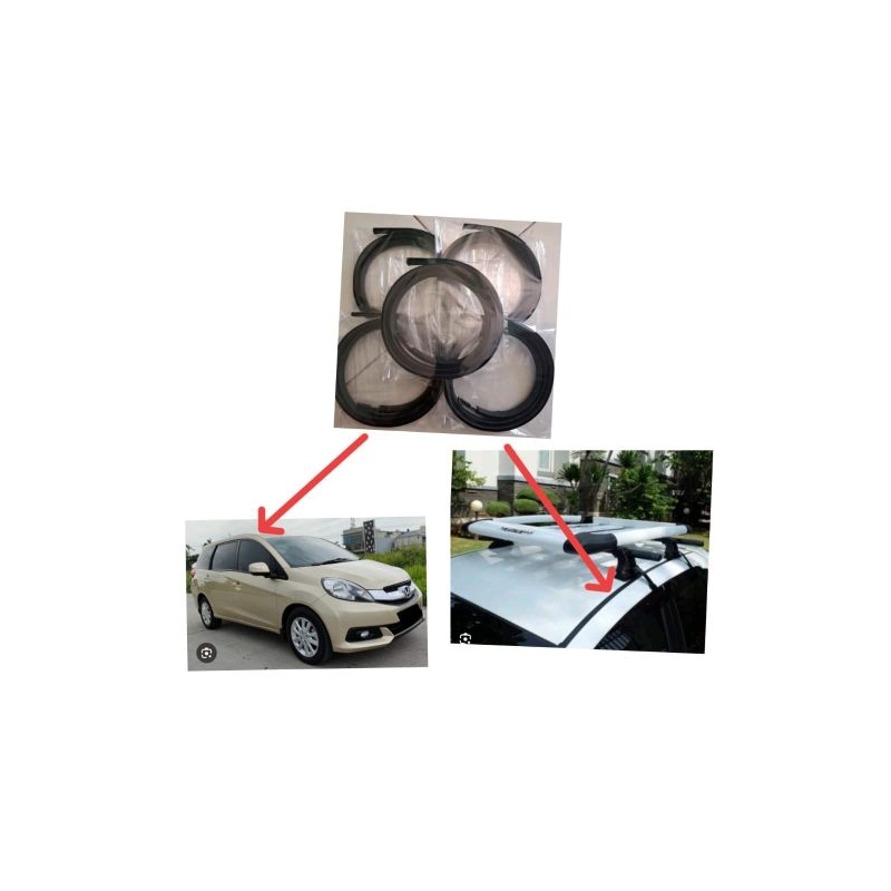 Honda Mobilio original roof Rubber roof Gutter Rubber | Shopee Philippines