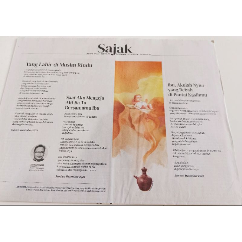 Weekend Newspaper Clipping/Poetry, Price Listed Contains 5 Newspaper ...