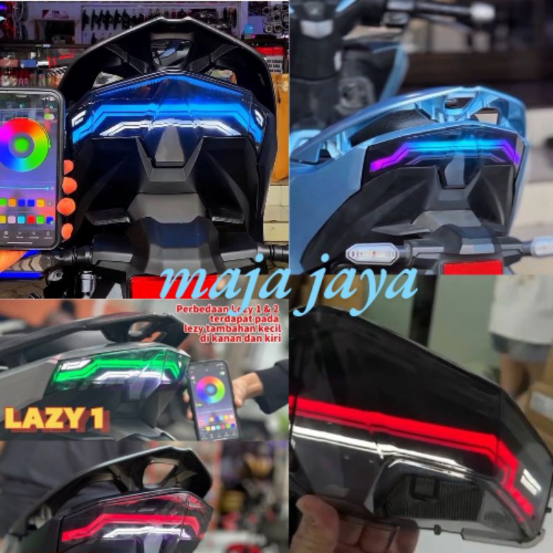 Lazy Stoplamp Lamp 1 App Running RGB Vario 125 Vario 150 Vario Gen 2 ...