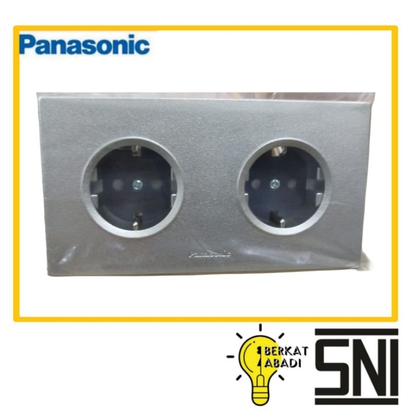 Panasonic Socket Silver Double Style E | Shopee Philippines