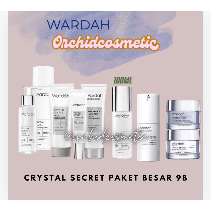 Wardah Crystal Secret Large Package (Wardah White Secret New Packaging ...