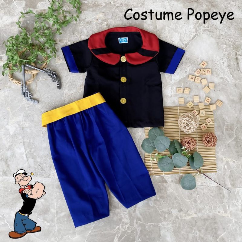 Popeye costume For Children And Adults/popeye costume/Boy popeye ...