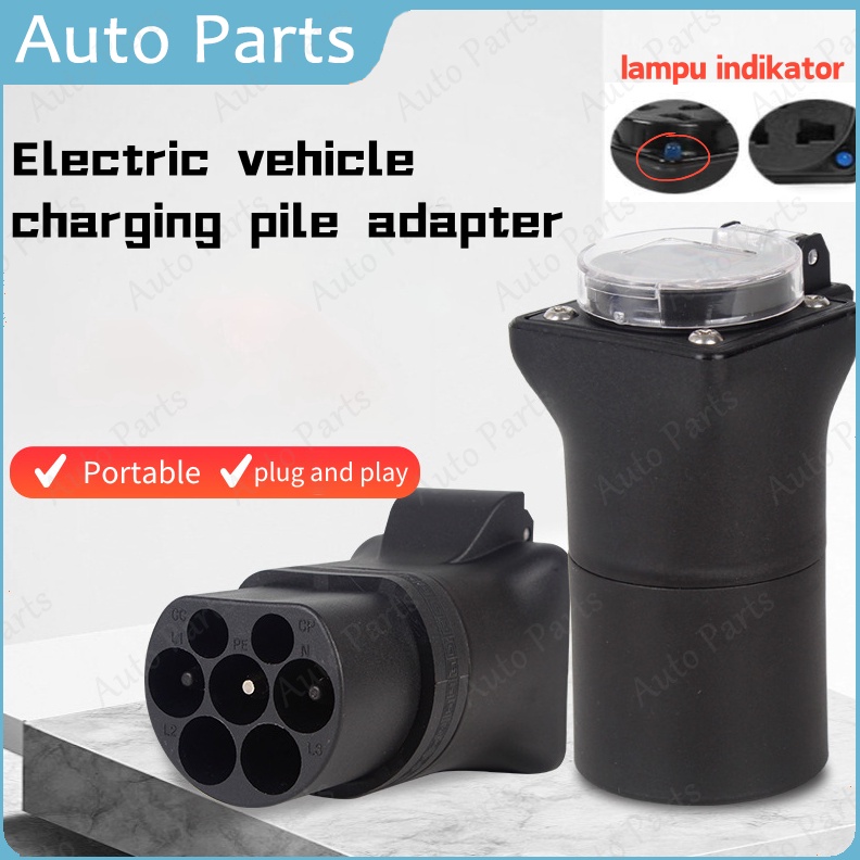 Charging Pile SPKLU type 2 22v HYB Adapter CODE E9A6 | Shopee Philippines