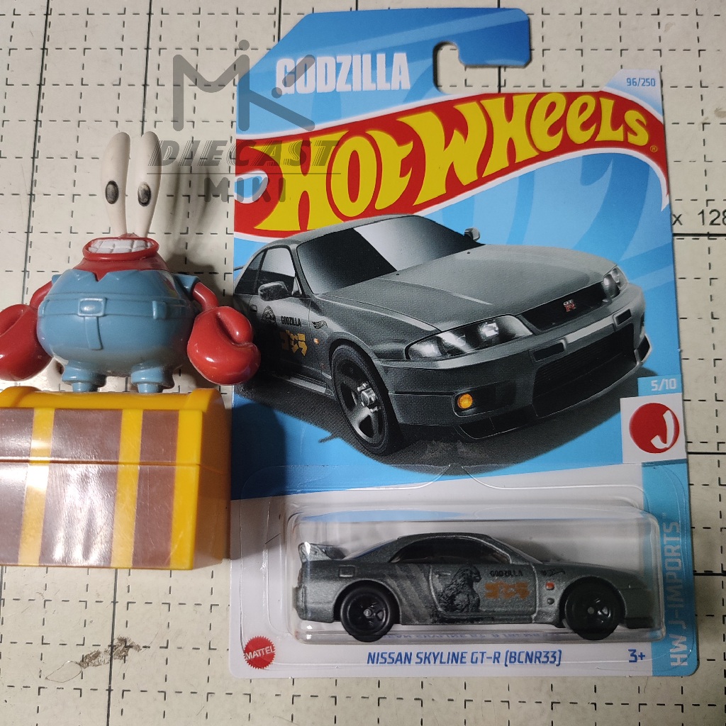 Hot WHEELS NISSAN SKYLINE GT-R R33 GODZILLA Gray 2024 | Shopee Philippines