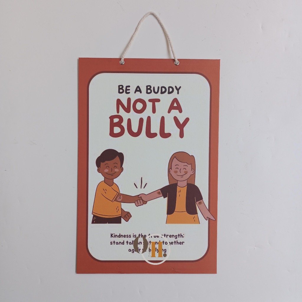 Hard Poster Be a Buddy Not a Bully - Stop Bullying Children - Bullying ...