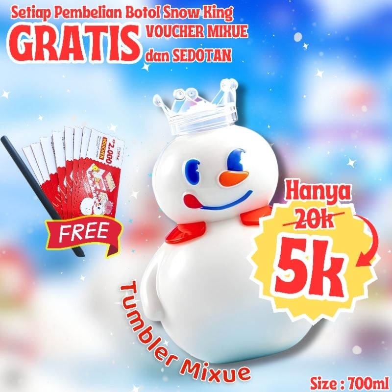 Snow King MIXUE Drinking Bottle 700ml ORIGINAL BPA Free + BONUS (STAN ...