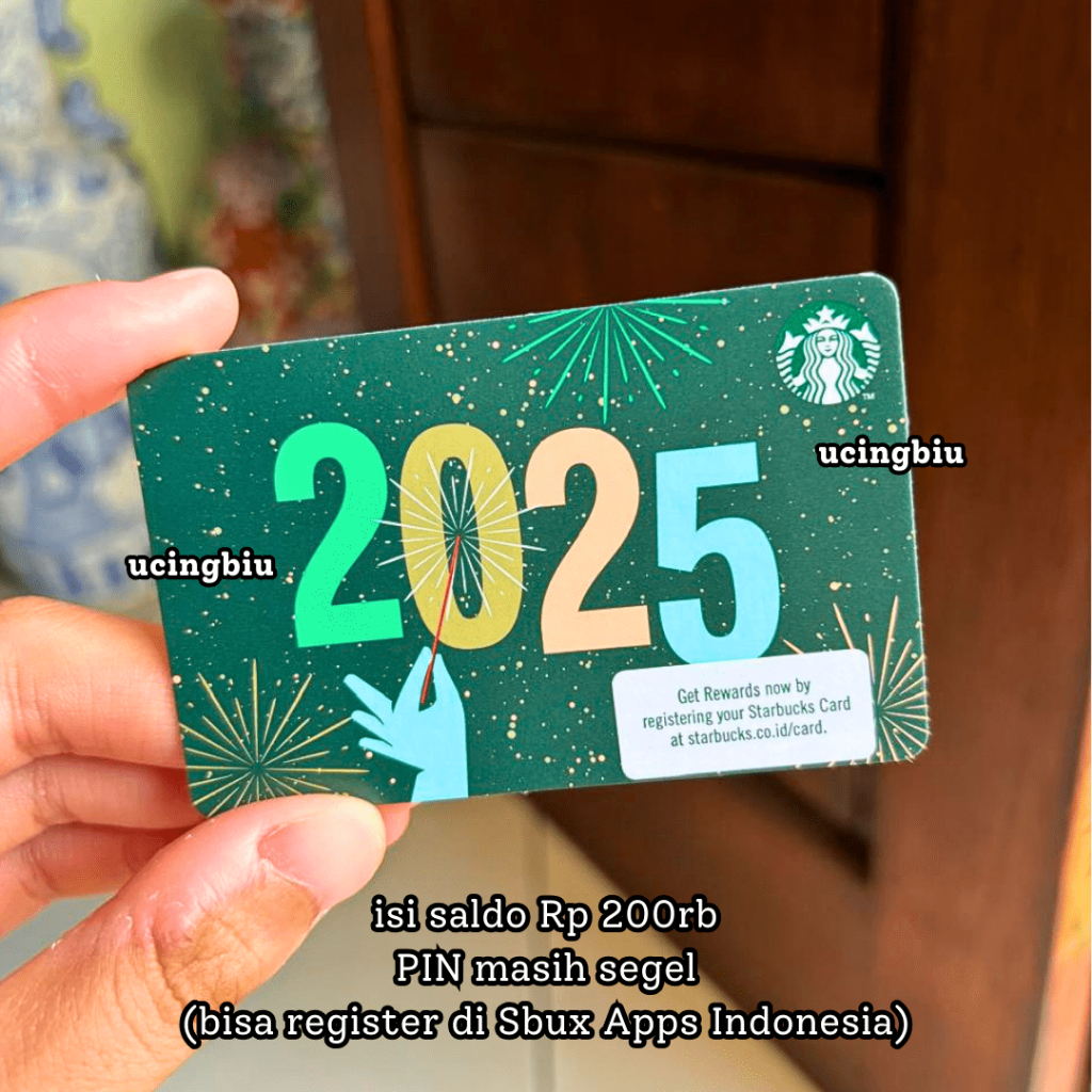 Starbucks 2025 Card Indonesia / Starbucks Rewards Member Card | Shopee ...