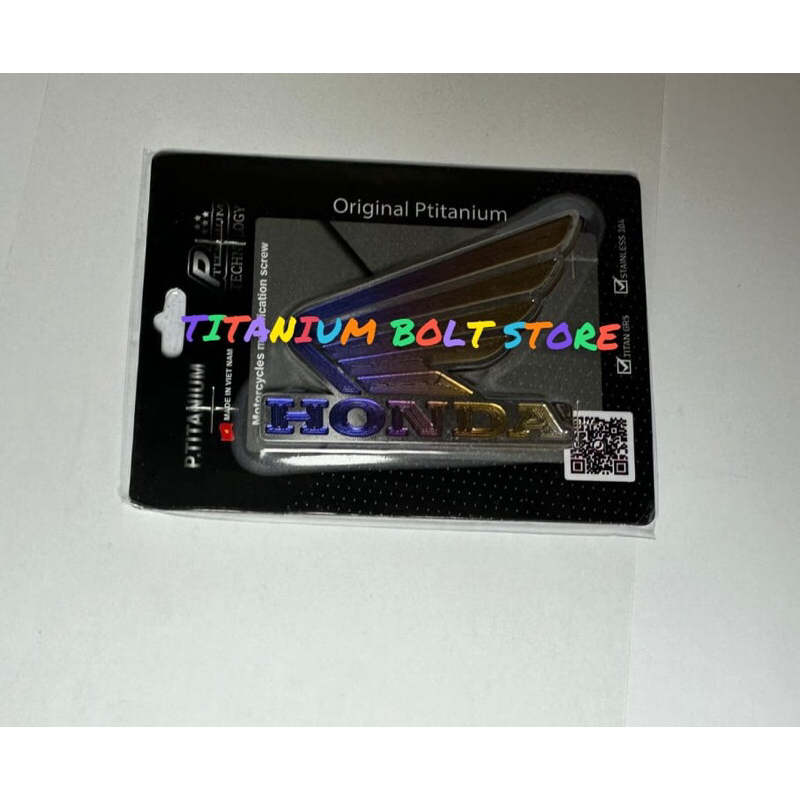 Original HONDA WING TITANIUM WING LOGO EMBLEM MADE IN VIETNAM | Shopee ...