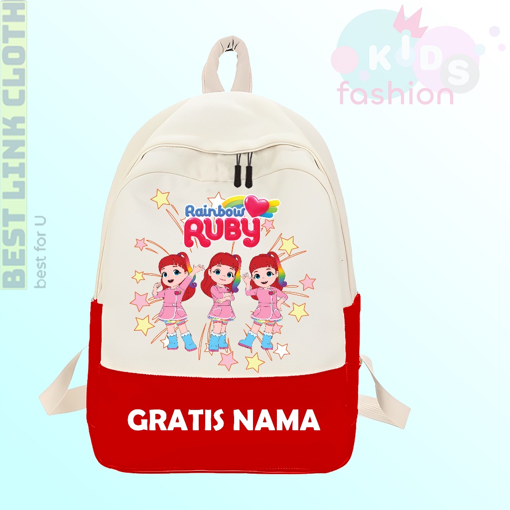Rainbow Ruby Character Ruby Kindergarten Elementary School Bag Free ...