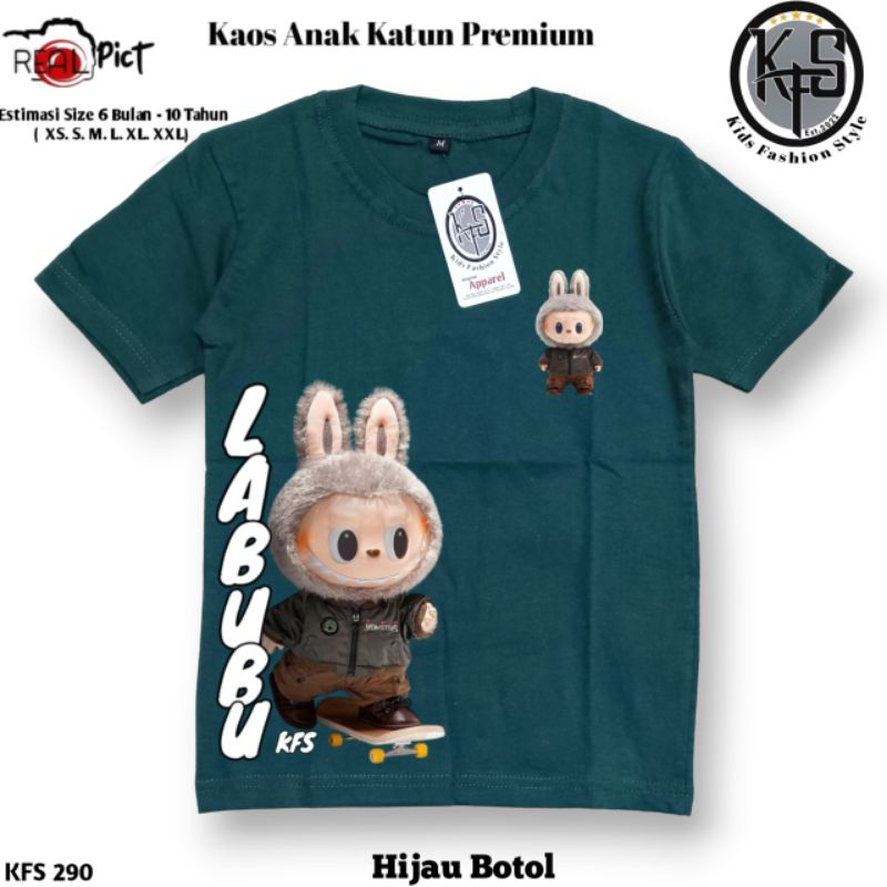 KATUN Kfs 290 Labubu T-shirt Boys Girls Skateboard K-Pop Doll Soft ...