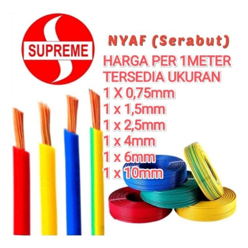 Supreme NYAF Fiber Cable contains 1, Fiber Cable 1x2.5mm Fiber Power ...