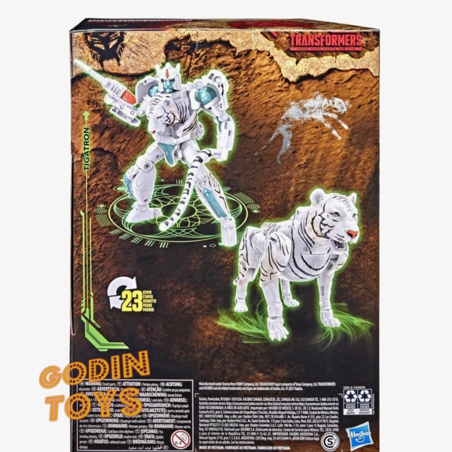 Transformers Tigatron Beast Wars Kingdom War Cybertron Hasbro | Shopee ...