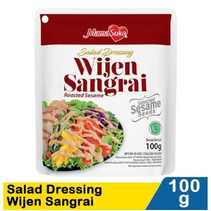Mamasuka Salad Dressing Roasted Sesame / Roasted Sesame Sachet 100g ...