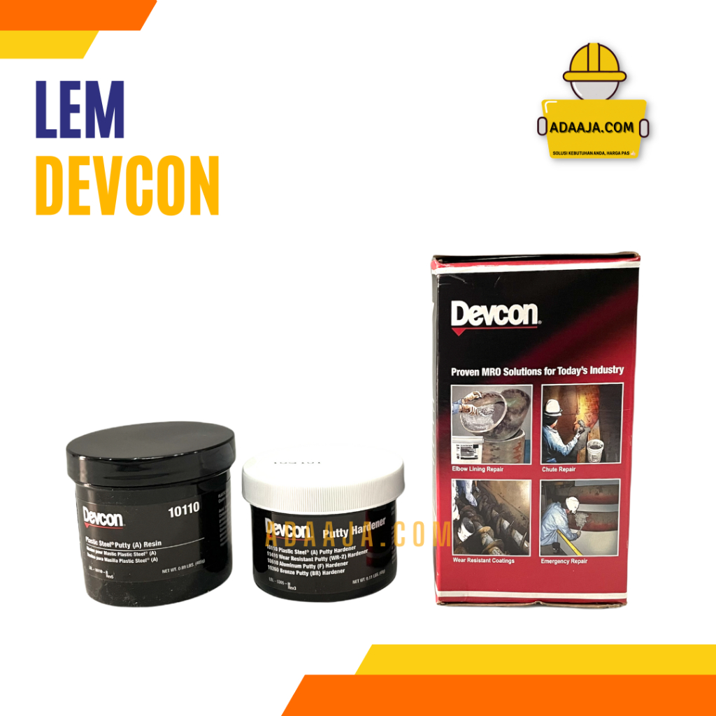 Devcon Epoxy Plastic Steel Putty Iron Glue 454 Gr 10110 SET | Shopee ...
