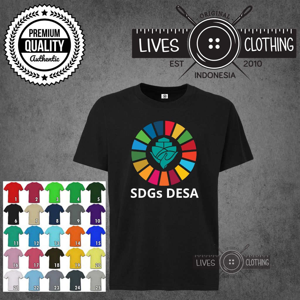 Bumn MINISTRY VILLAGE SDGS T-SHIRT / PREMIUM UNIFORM | Shopee Philippines