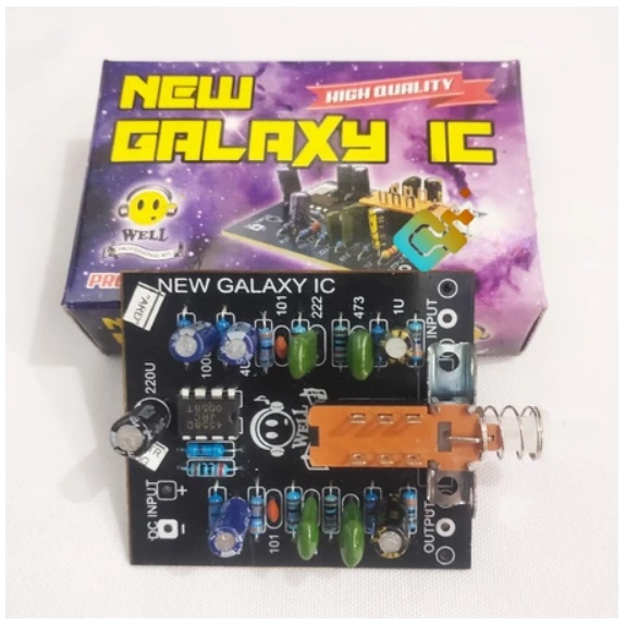 Galaxy WELL Power Amplifier Kit / Galaxy IC Amplifier IC 4558D Kit ...
