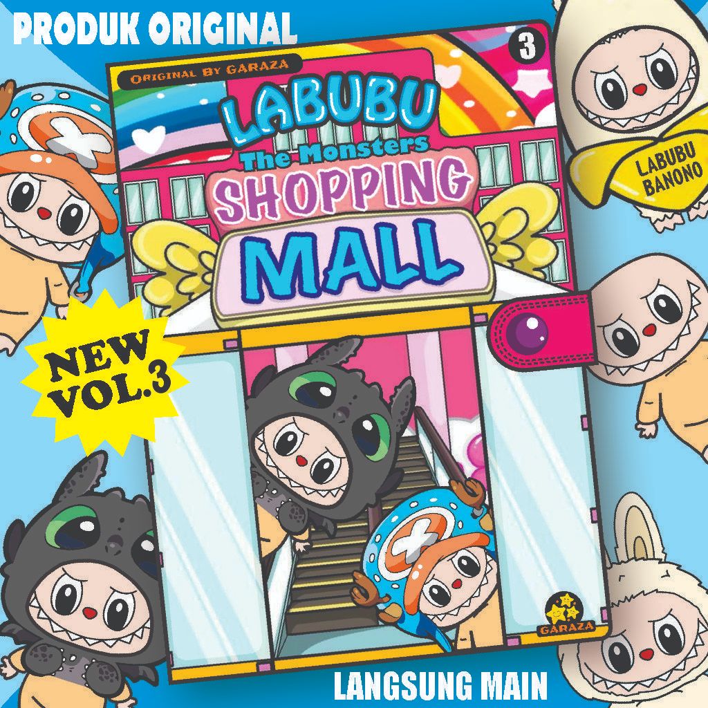 New PAPERDOLL V.3 LABUBU THE MONSTERS FULL LAMINATED EDUCATIONAL BOOK ...