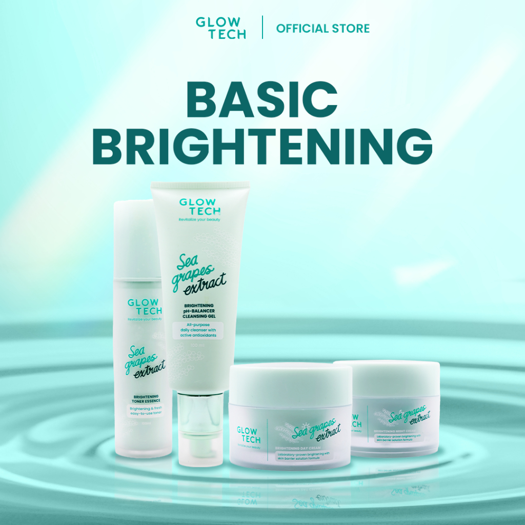 Basic BRIGHTENING SET - GLOW TECH - BPOM | Shopee Philippines