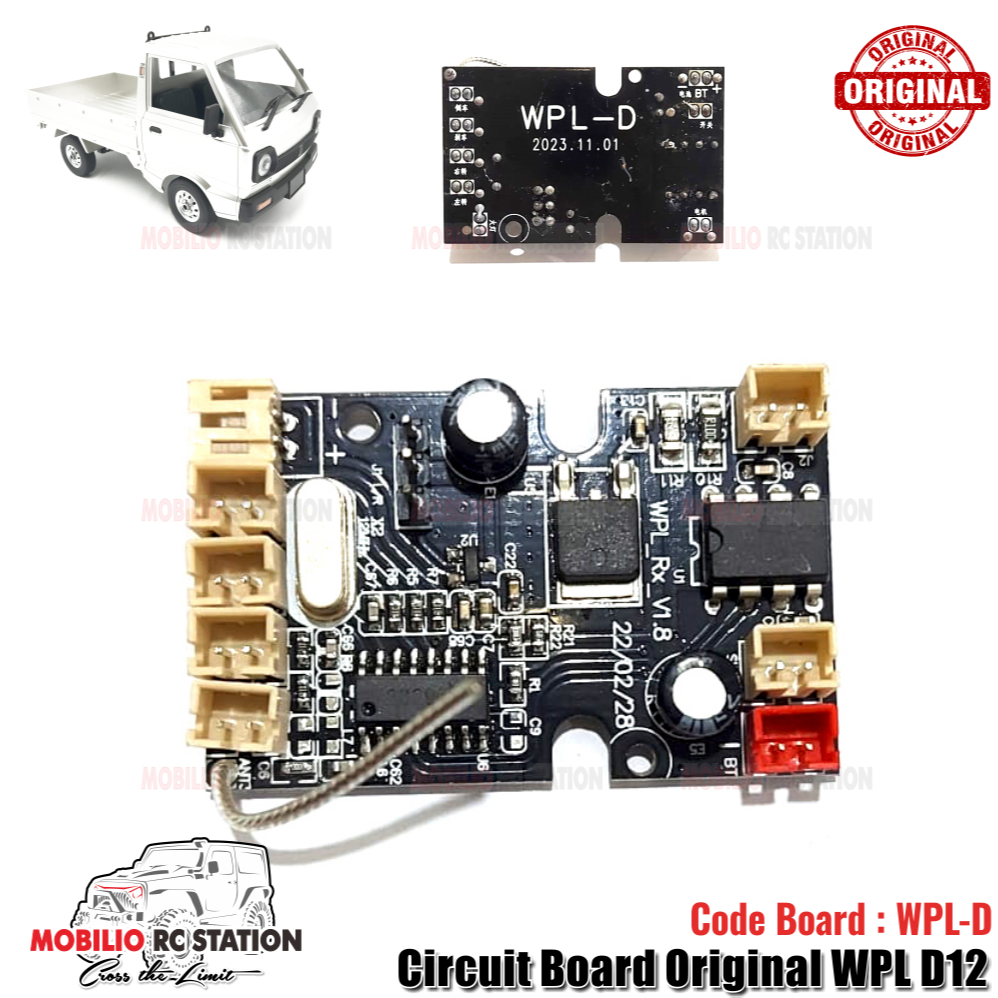 Original Part - Circuit Board Original RC WPL D12 Full Propo | Shopee Philippines