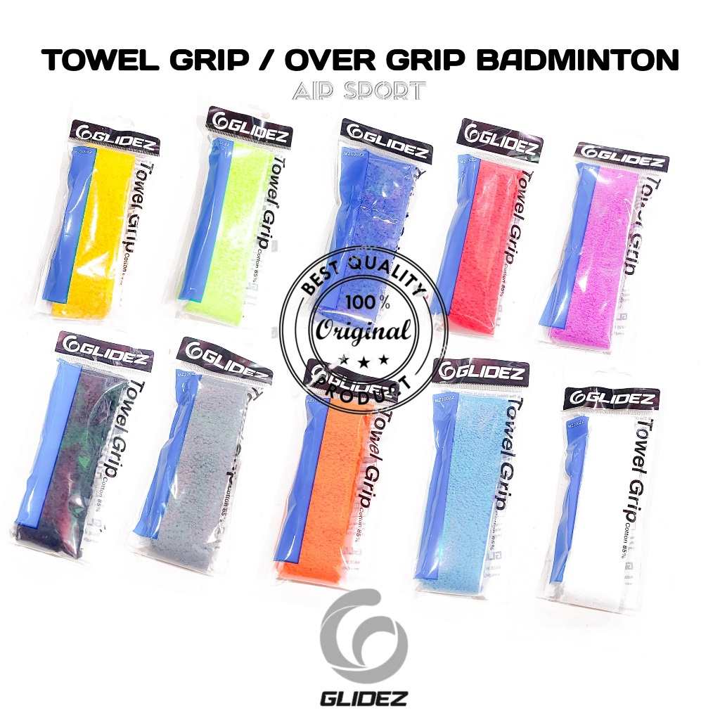 Glidez Badminton Handgrip Original Badminton Grip Towel | Shopee ...