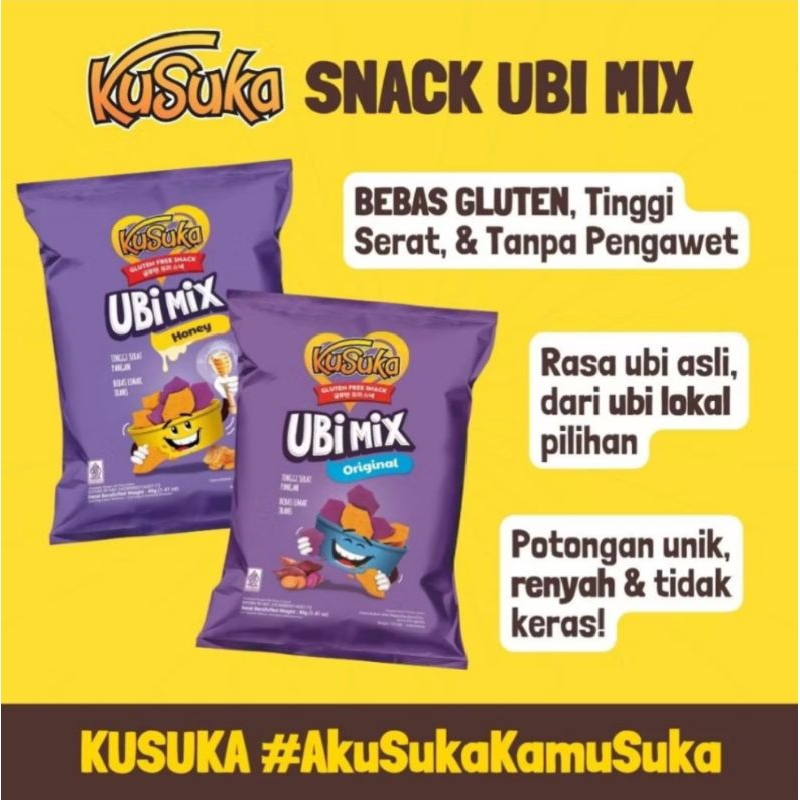 Kusuka sweet potato chips mix 40 gr all original variants - honey ...