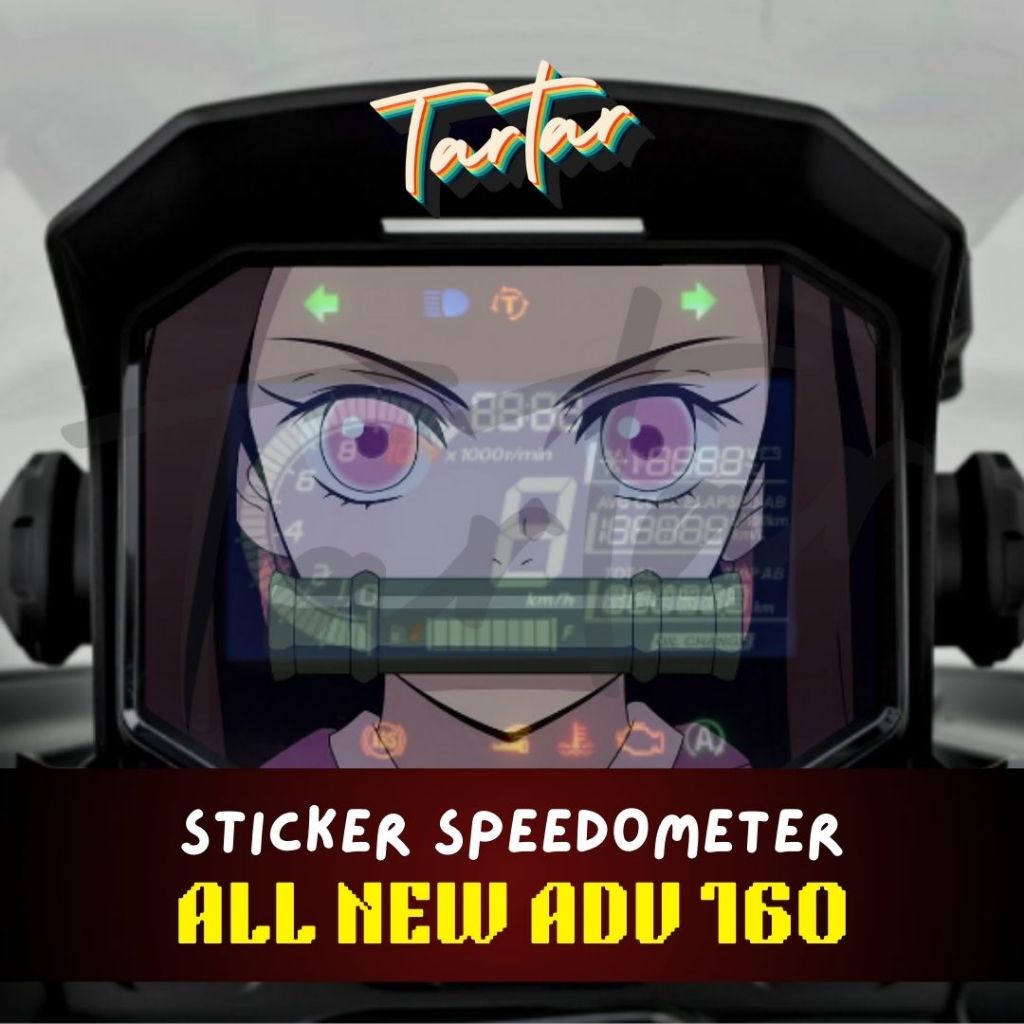 All New ADV 160 Anime Spido / Speedometer Transparent Sticker | Shopee ...
