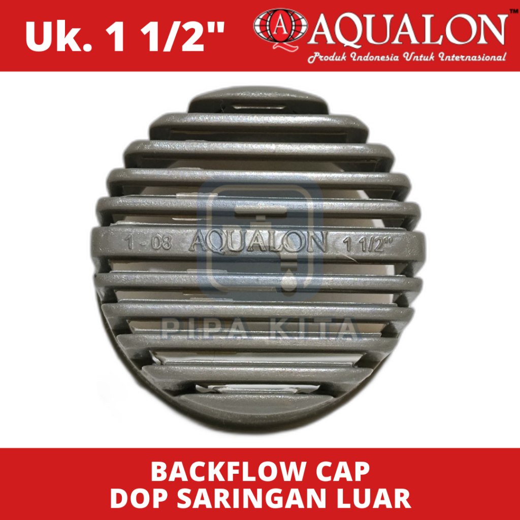 Backflow Cap 1 1/2" AQUALON Pvc Outer Filter Dop Cover Got Drain Pipe 1 ...