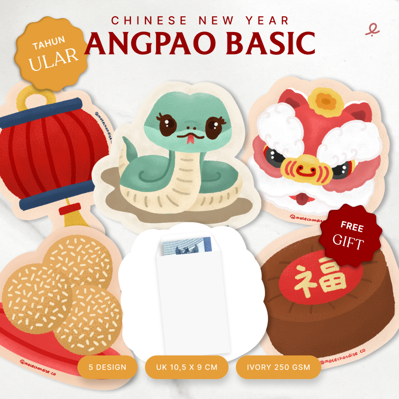 Angpao Shape with Chinese New Year 2025 Year of Snake | Sincia Angpao ...