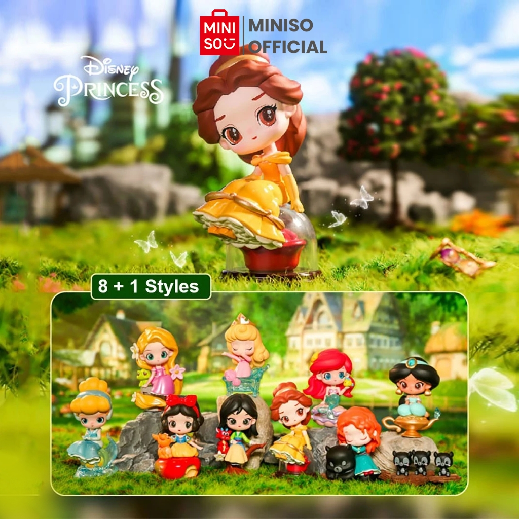 Miniso TOY - Miniso x Blind Box Disney Princess Fairy Tale Town Blind Box Collectible TOY ...