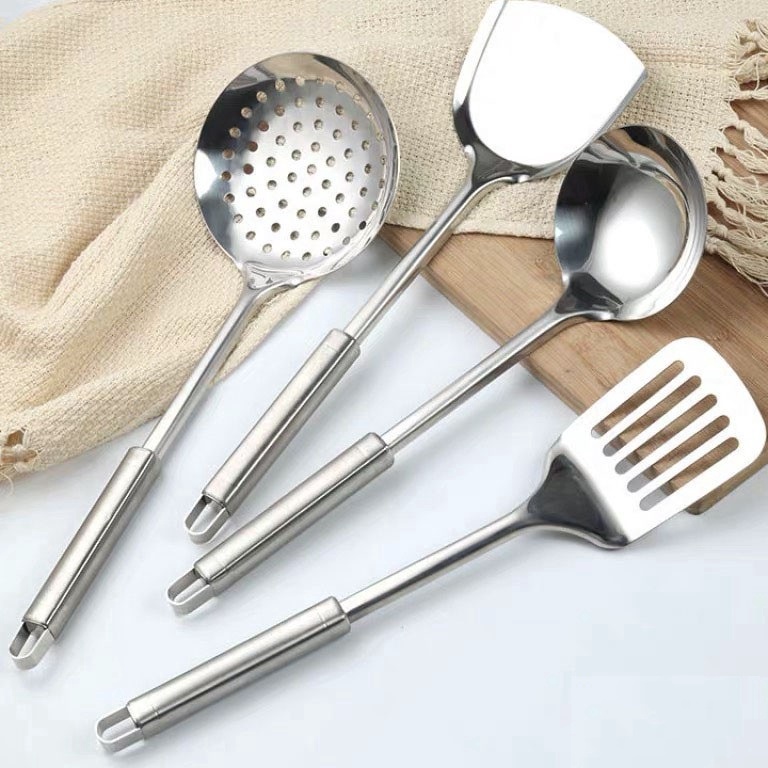 Most Popular Stainless Spatula Set Contains 4 Pcs Kitchen Tools Cooking ...