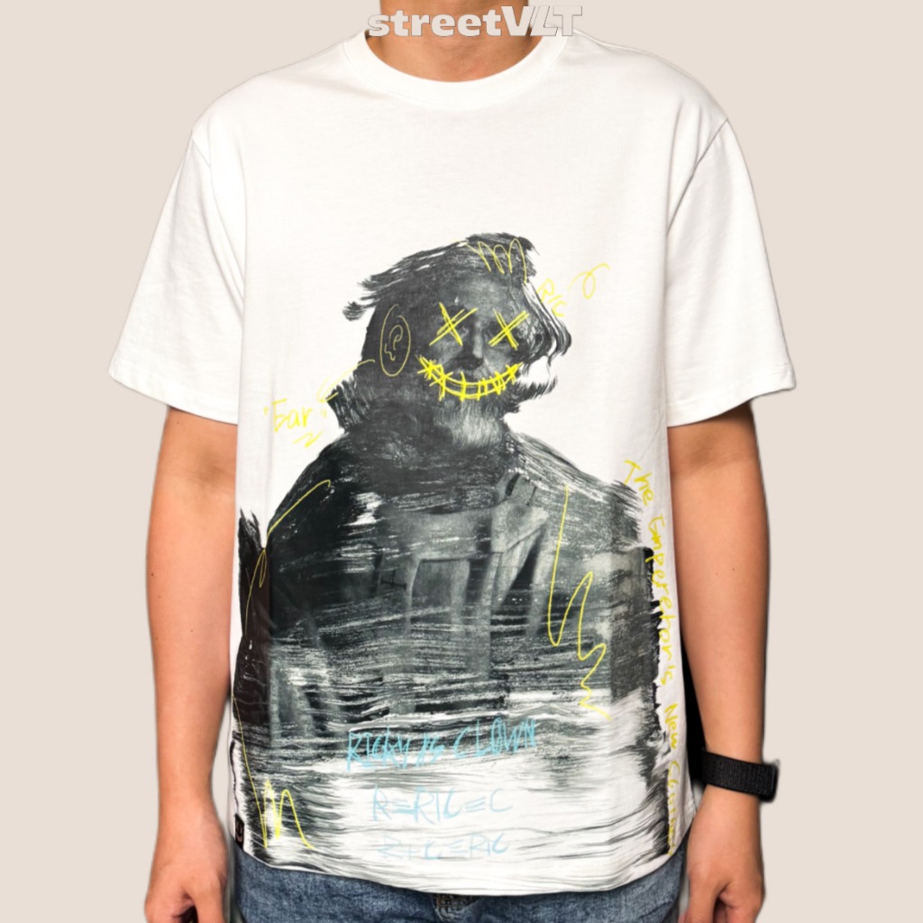 RIC Ricky Is Clown Einstein Statue Emperor White Tee Original | Shopee ...