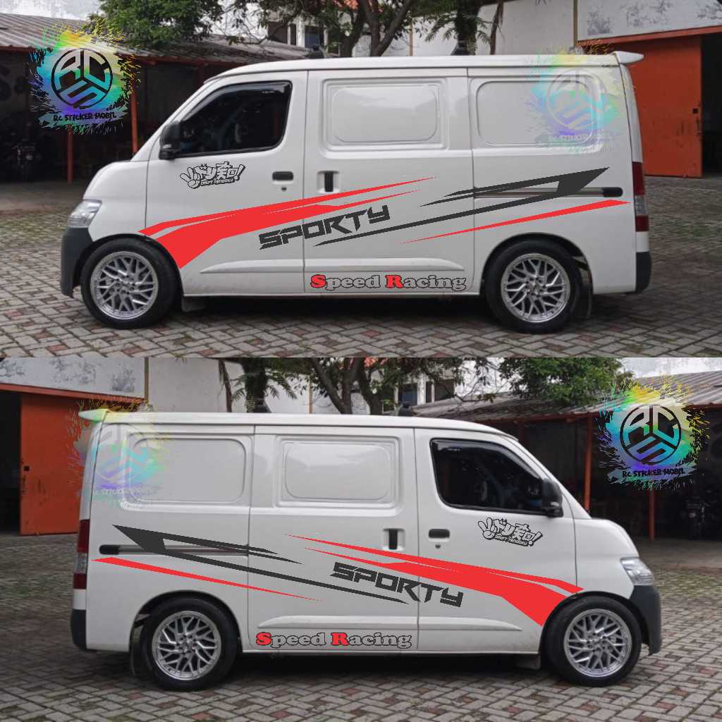 Luxio grand max car sticker, side body striping sticker | Shopee ...